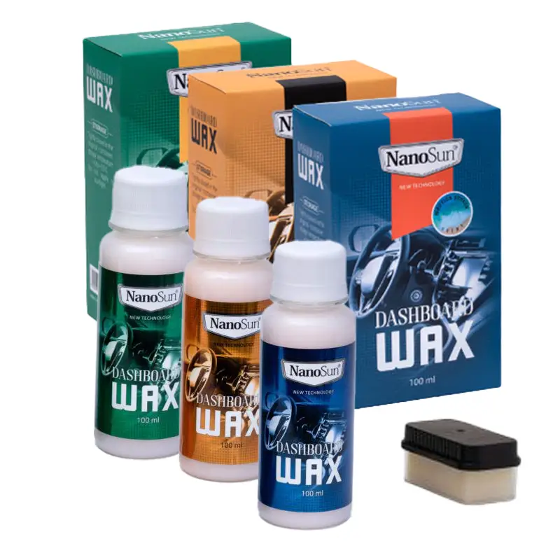 واکس داشبورد خودرو نانوسان در سه رایحه - نانوسِت | فروشگاه محصولات نانو